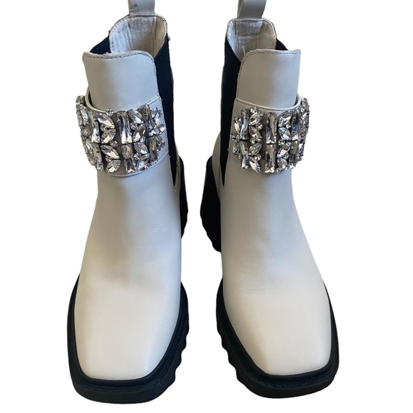 Karl Lagerfeld | Shoes | New Karl Lagerfeld Ivory Embellished Platform ...